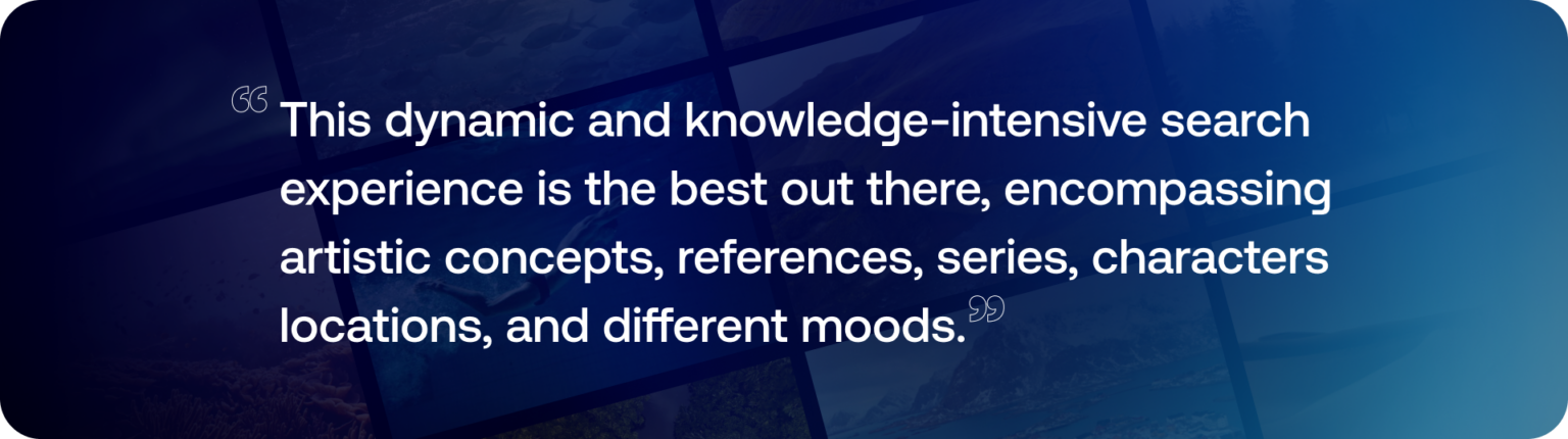 Artlist AI-powered search